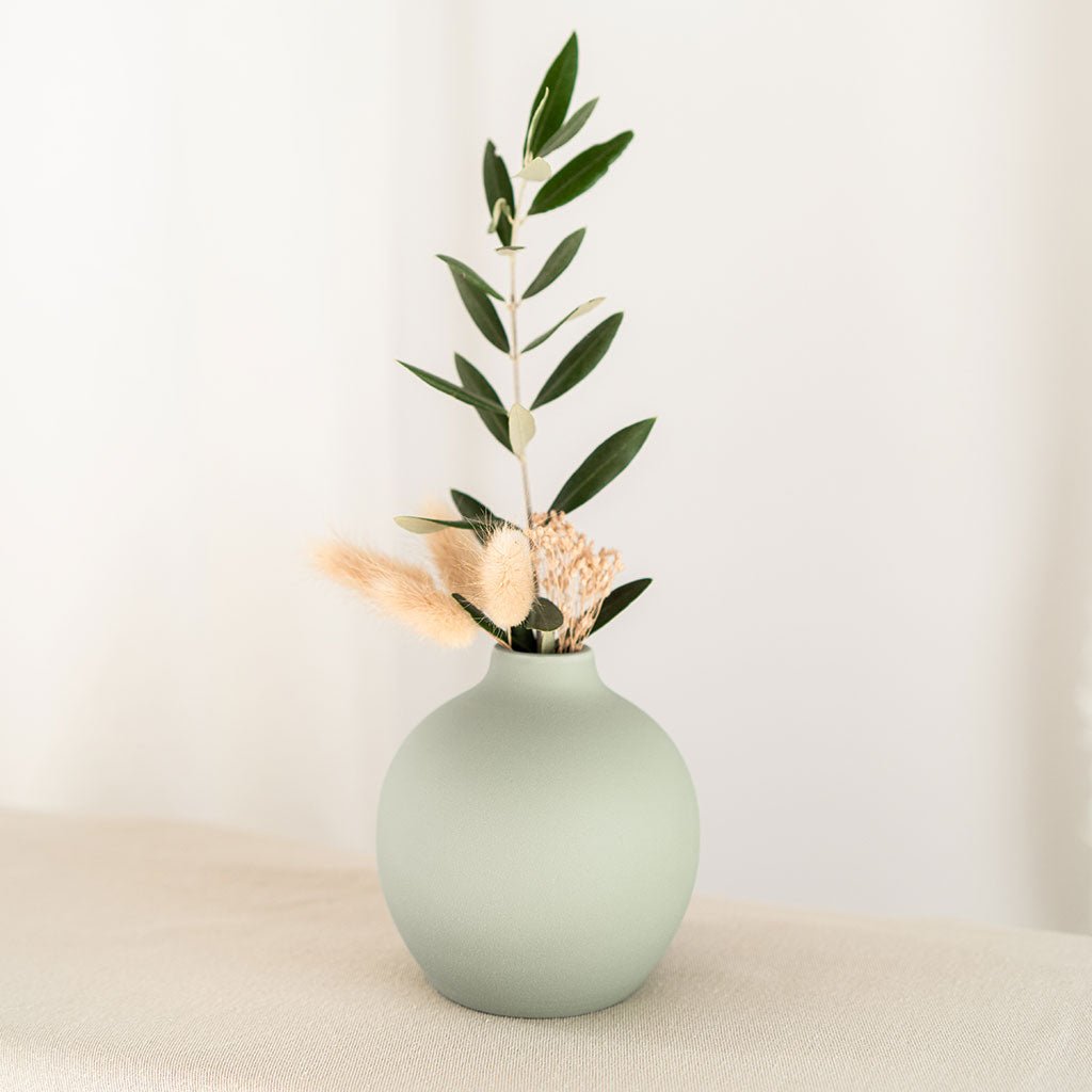 Soliflore en céramique Mediterranea vert | Oustao